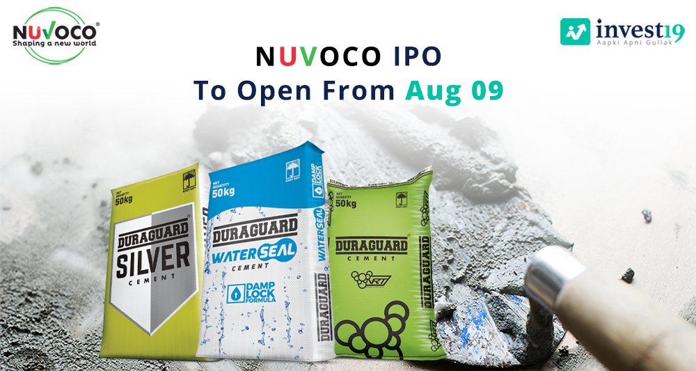 Cement player Nuvoco Vistas will hit the primary market on Aug 09 ...